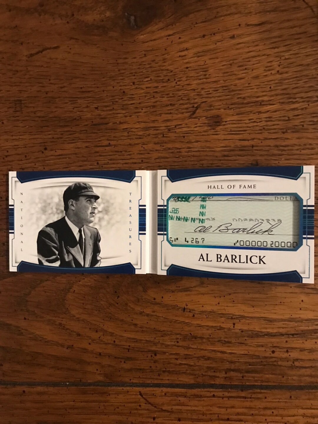 Al Barlick Autograph 34/48 Panini National Treasures (as Pictured ...