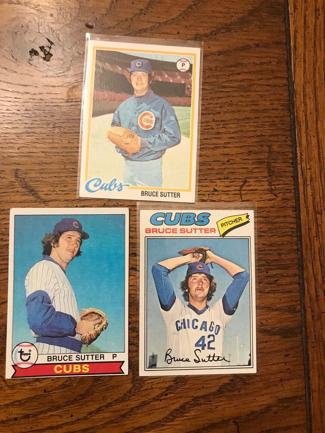 Bruce Sutter 1977, 1978, 1979 Topps Baseball Cards (original Issue) (as ...