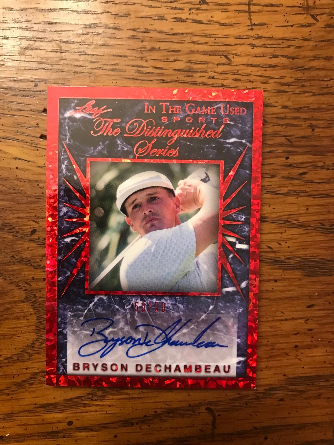 Bryson Dechambeau Autograph Leaf Golf Card (original Issue) (as ...