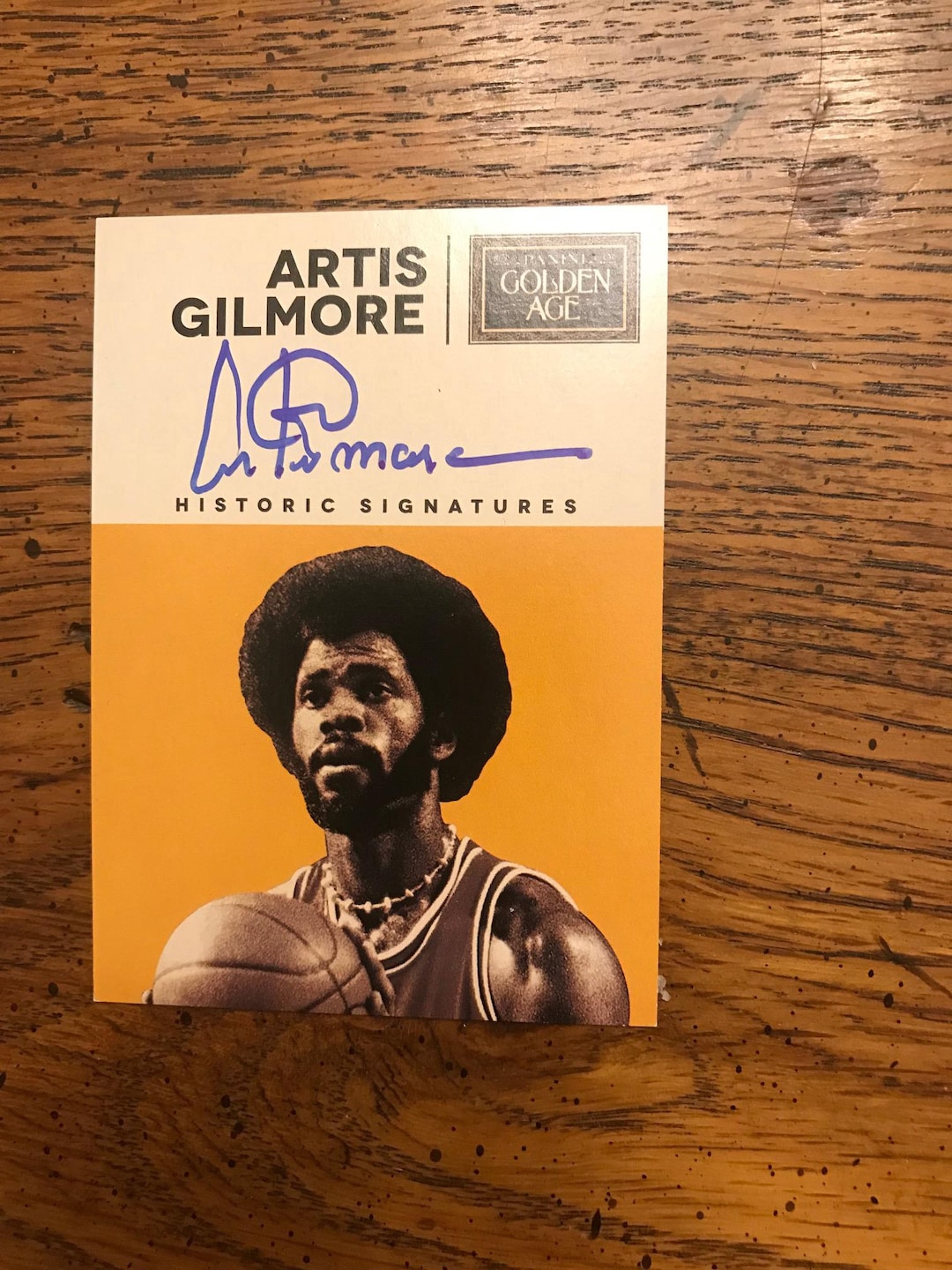 Artis Gilmore Autograph Panini Historic Signatures Basketball Card ...
