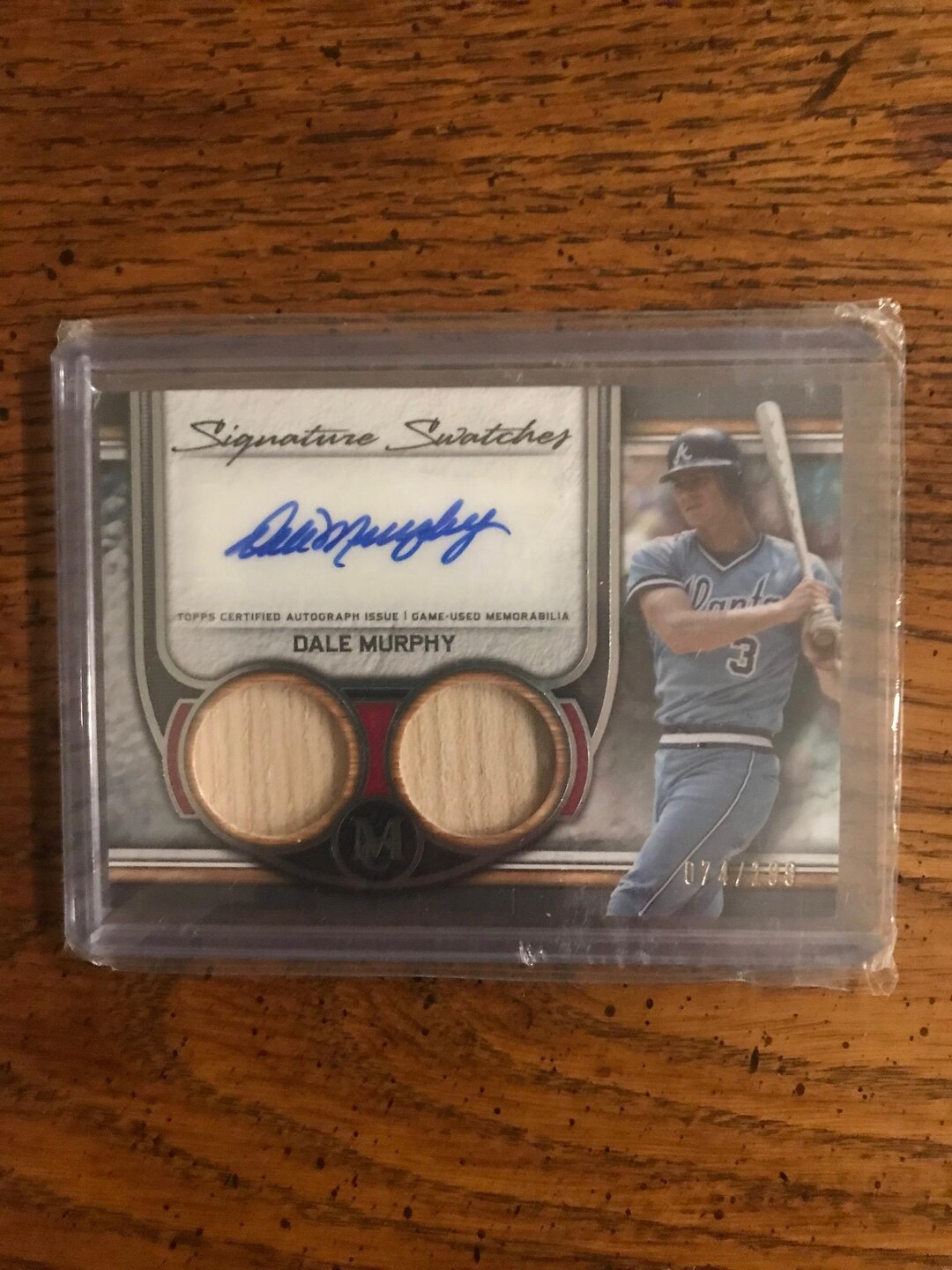 Dale Murphy Autograph and Double Relic Patch 074/199 (as Pictured ...