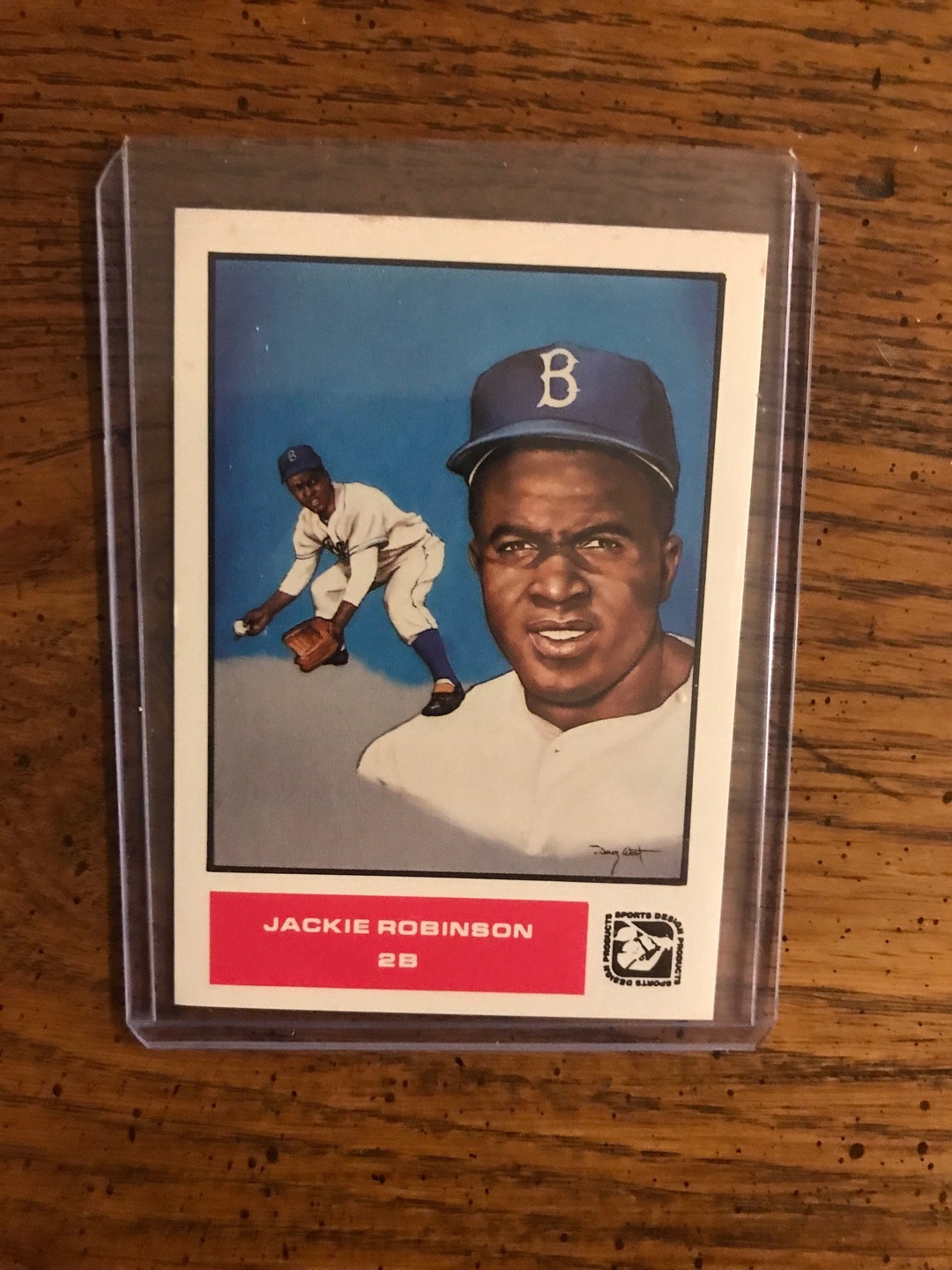 Jackie Robinson 1984 Sports Design Baseball Card as Pictured original ...