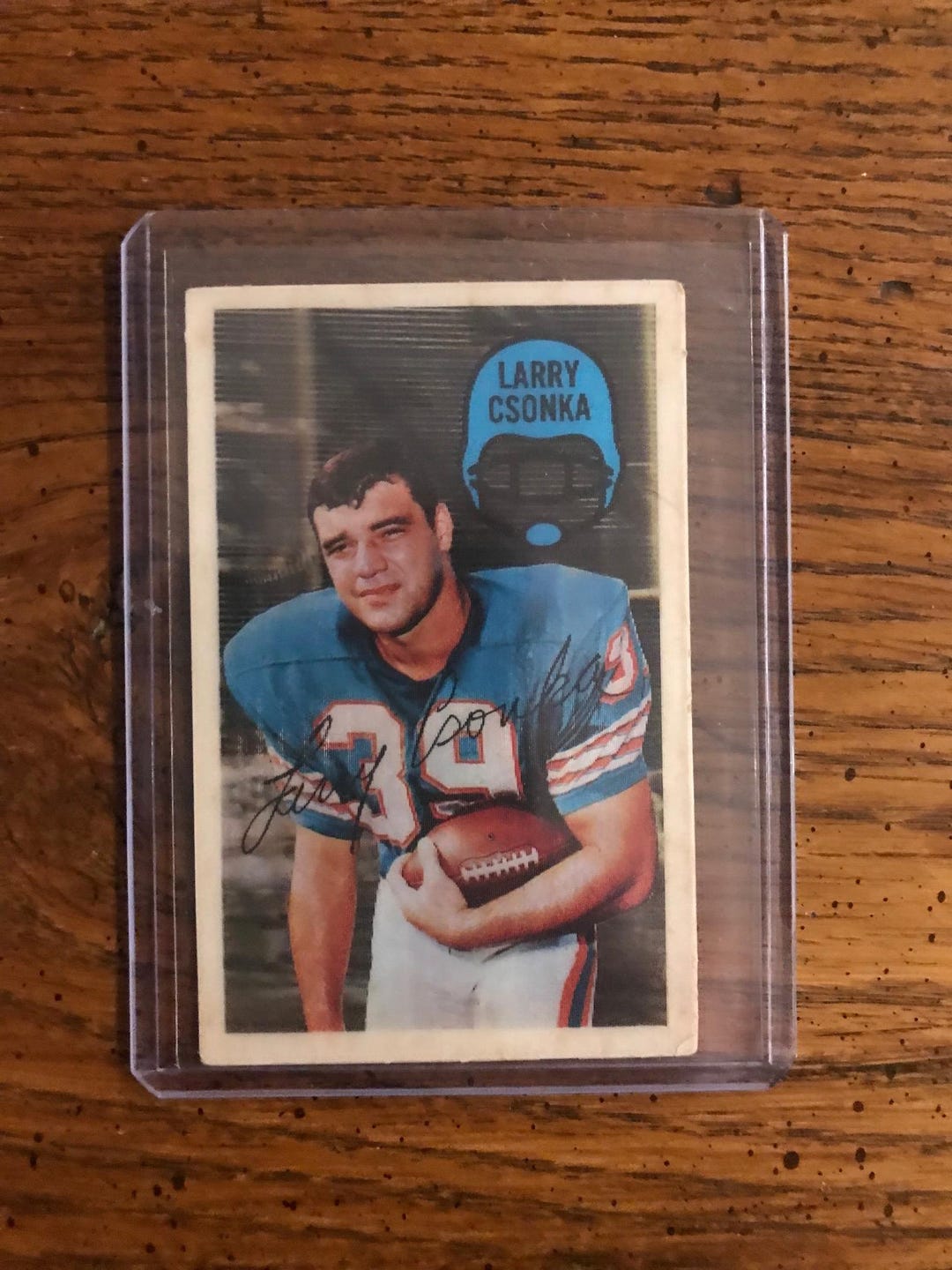 Larry Csonka 1970 Kelloggs Football Card (original Issue) (as Pictured ...