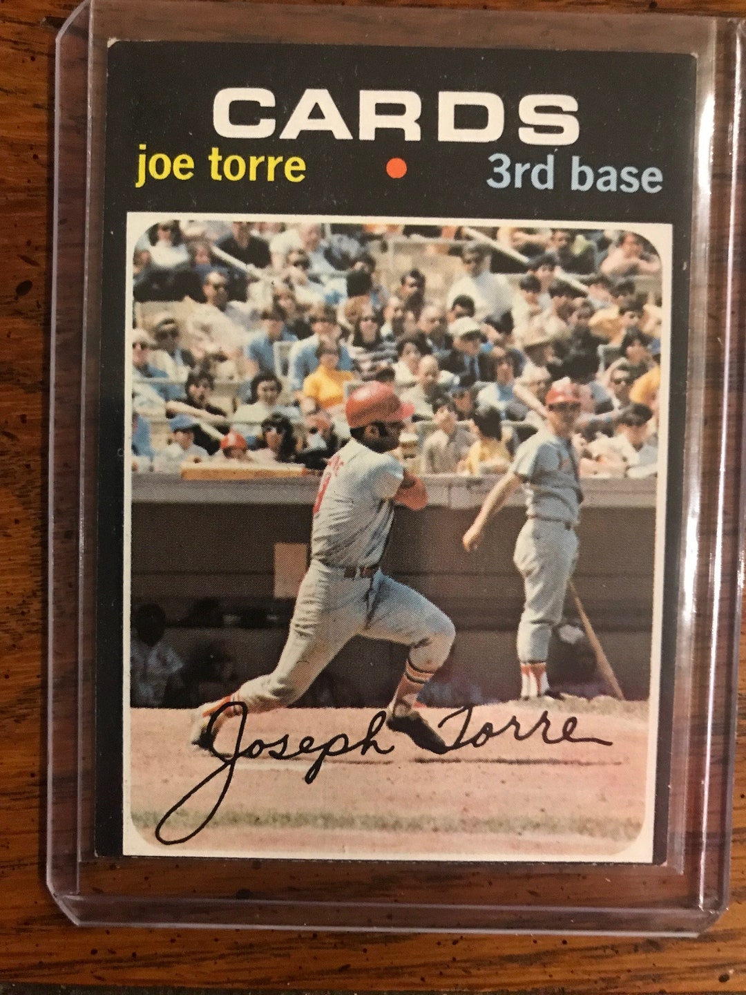 Joe Torre 1971 Topps Baseball Card (original Issue) (0990) - Etsy