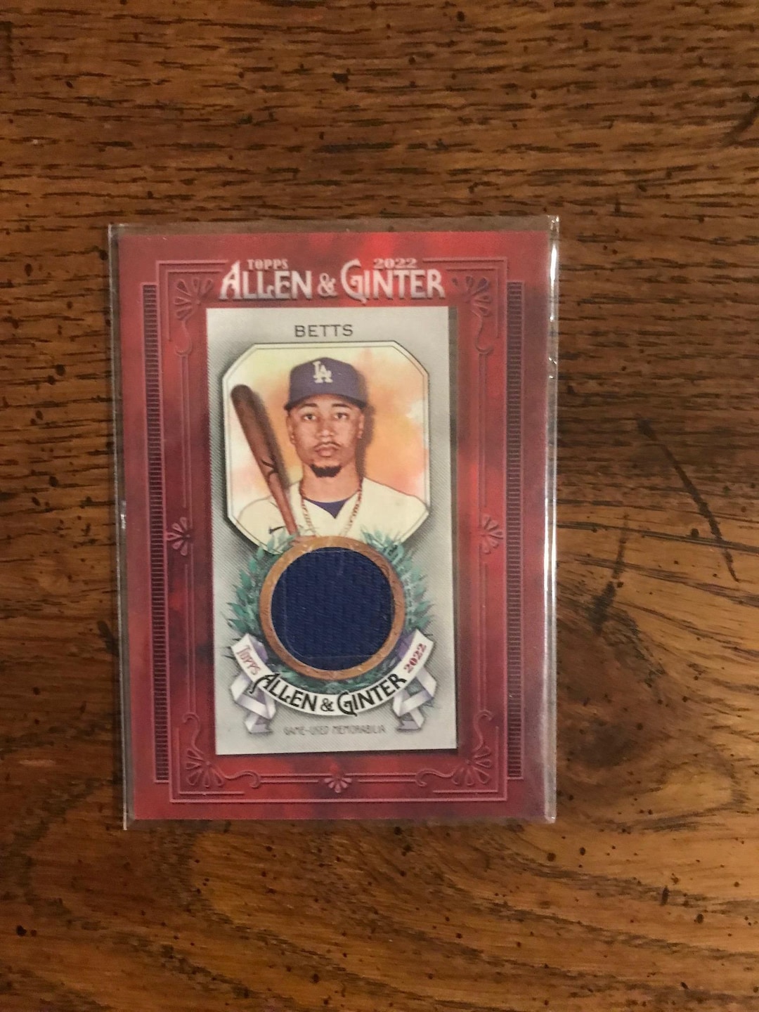 Mookie Betts Allan & Ginter Relic Patch Card (original Issue) (as ...
