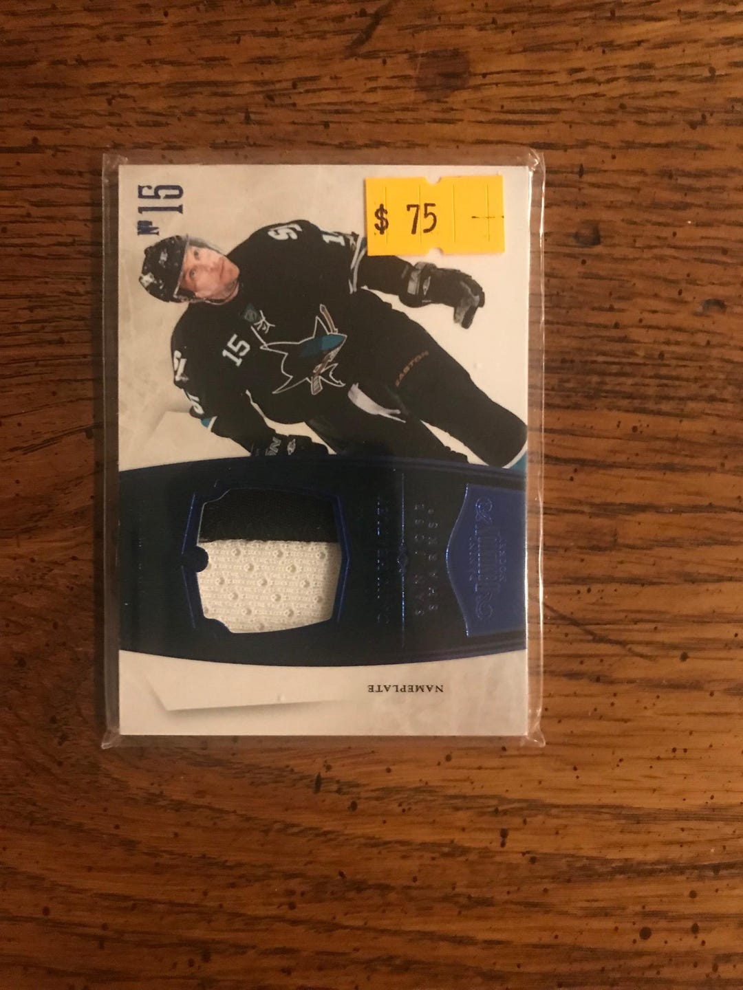 Danny Heatley Leaf Hockey Card Game Worn Patch 17/25 (as Pictured ...