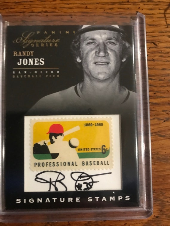 Randy Jones 10/50 Autograph Signature Series Baseball Card as - Etsy