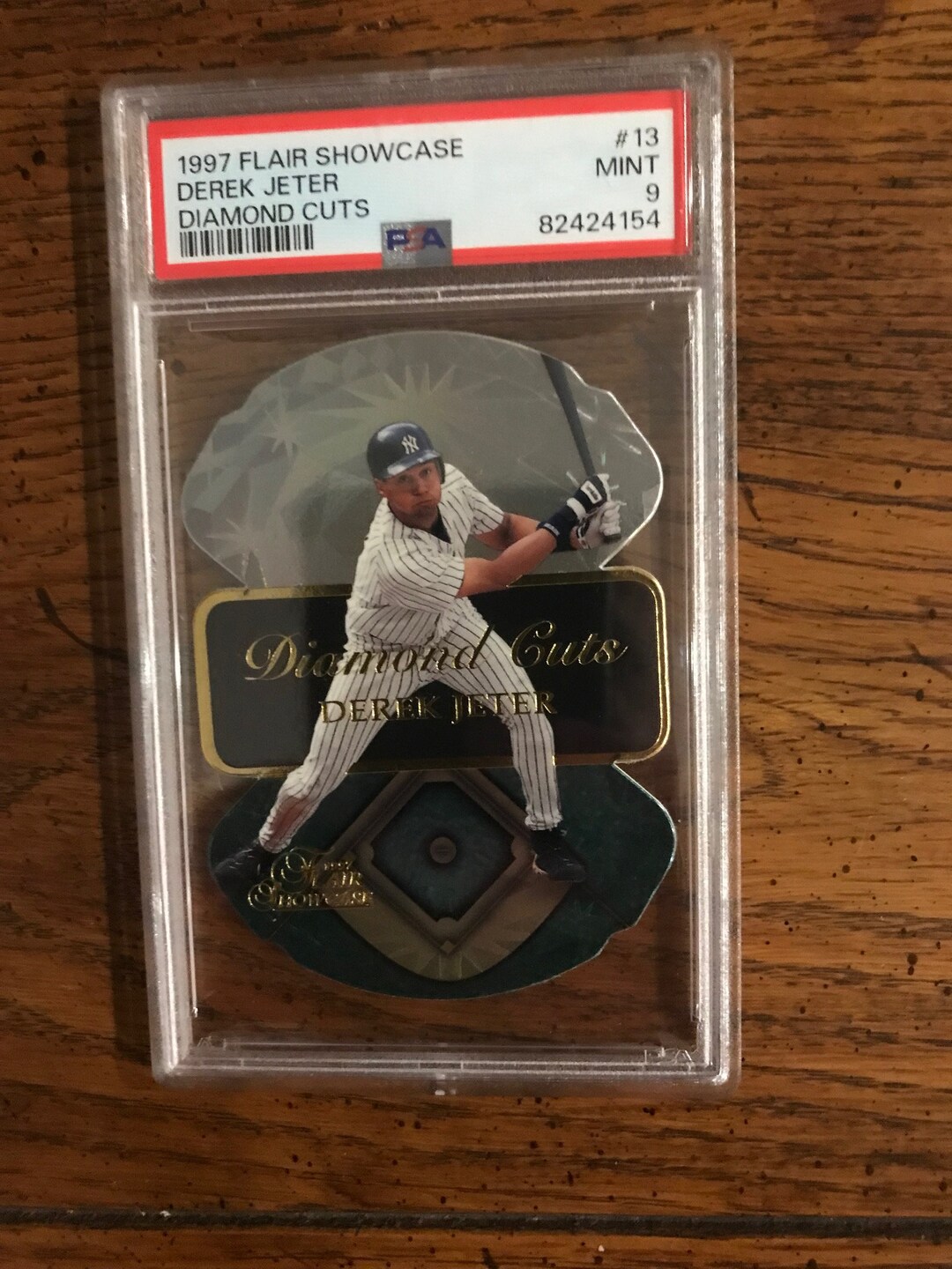 Derek Jeter 1997 Fleer Showcase Diamond Cuts PSA 9 (as Pictured ...