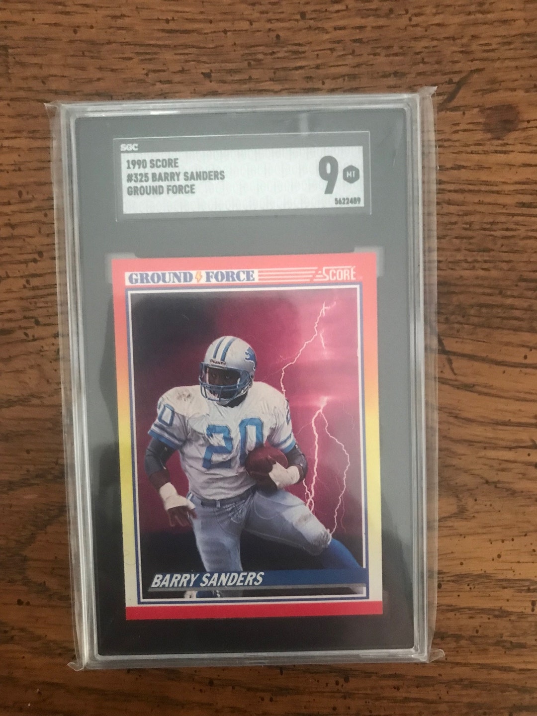 Barry Sanders 1990 Score Football Card Graded SGC 9 (original Issue ...