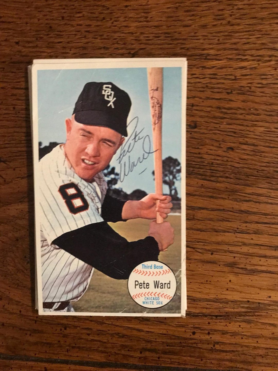 Pete Ward Autograph 1964 Topps Giant Large Size (as Pictured) (original ...