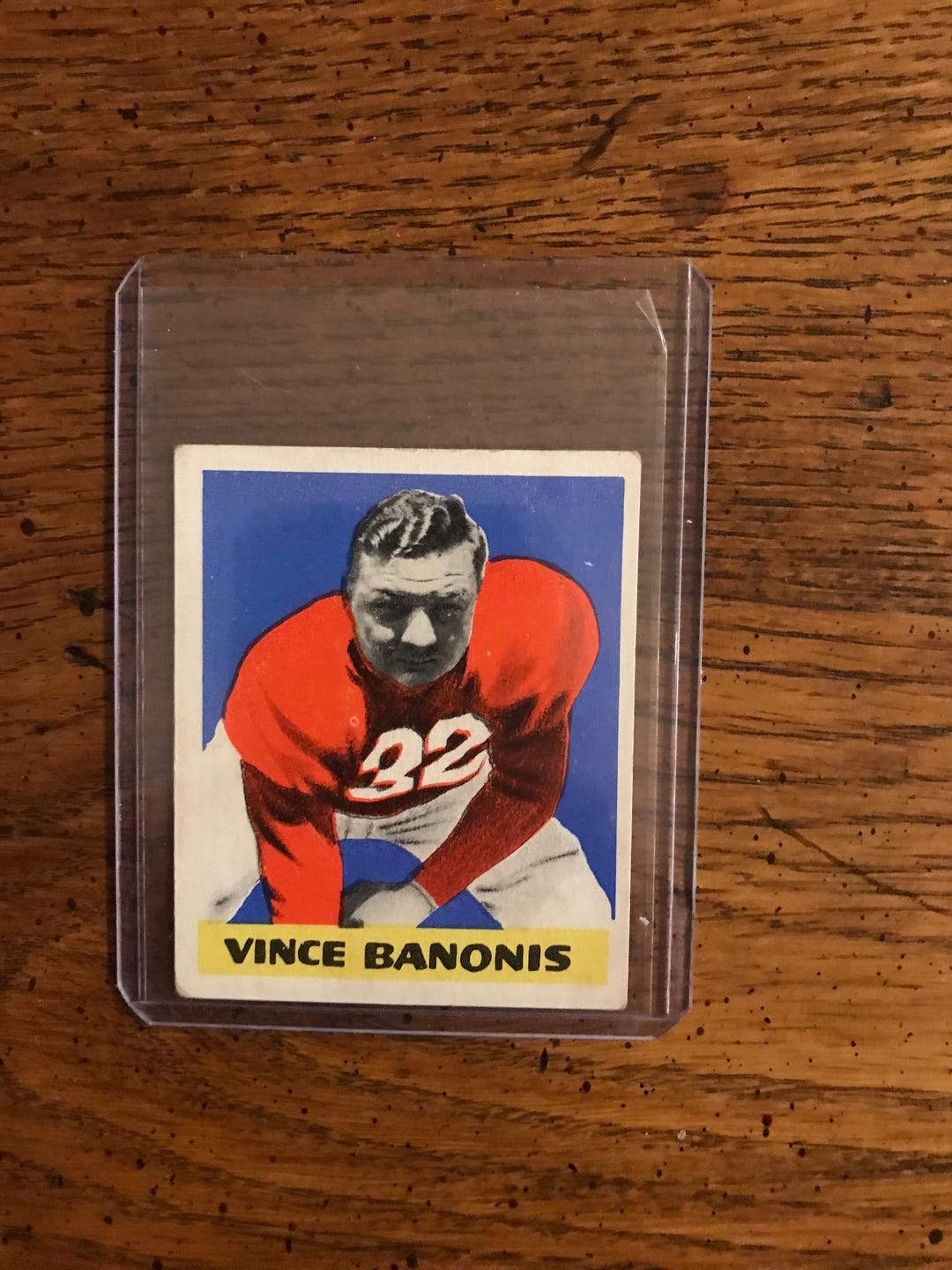 Vince Banonis 1948 Football Card (original Issue) (as Pictured) (5027 ...