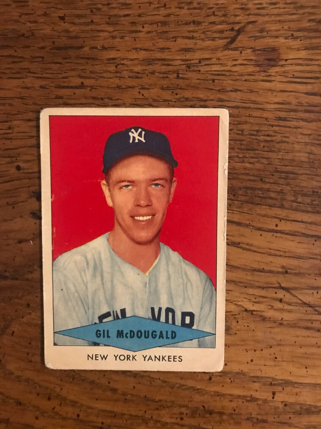 Gil Mcdougald 1954 Red Heart Baseball Card (original Issue) (as ...