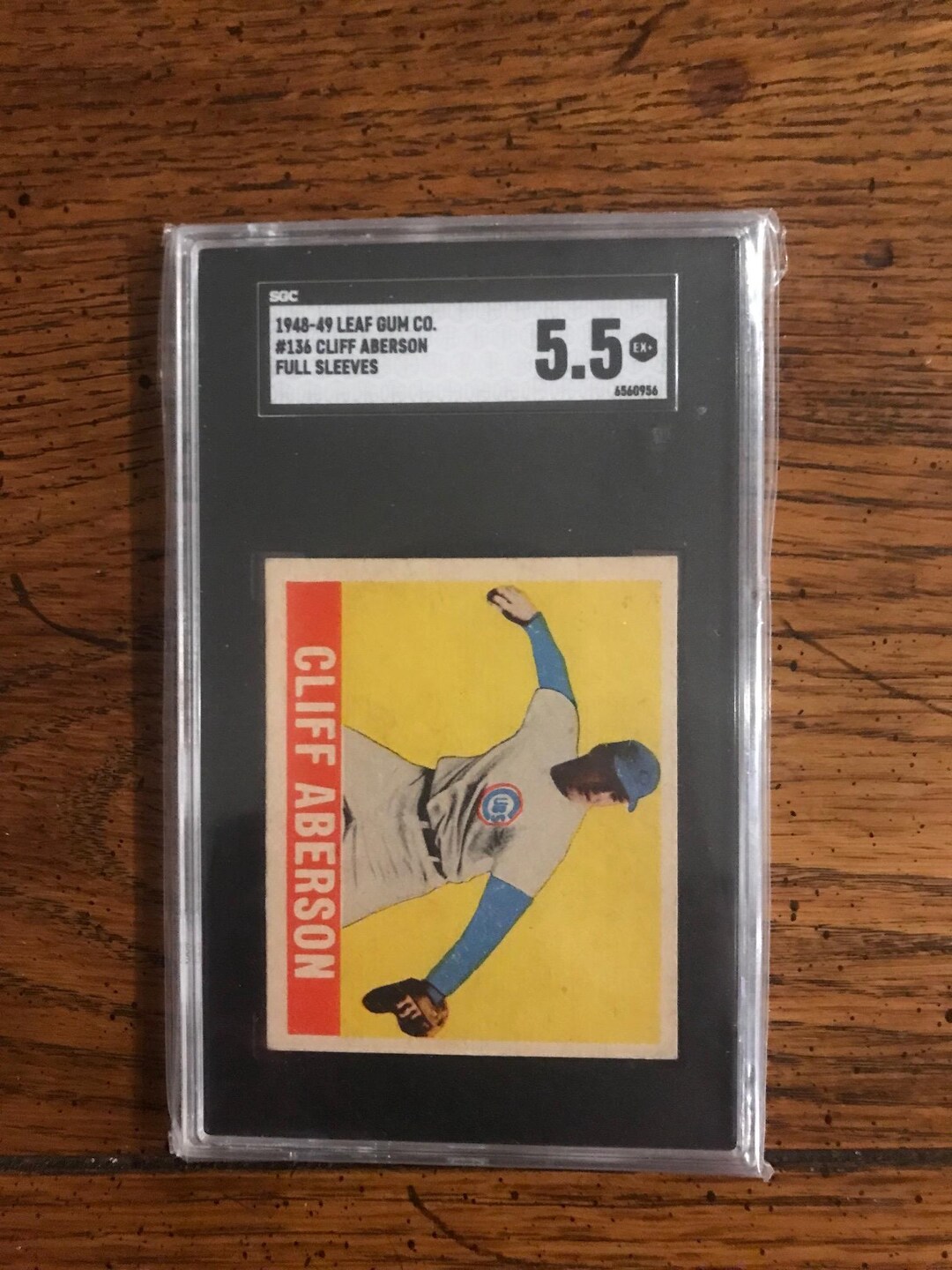 Cliff Aberson 1948 Leaf Baseball Card SGC 5.5 (original Issue) (as ...