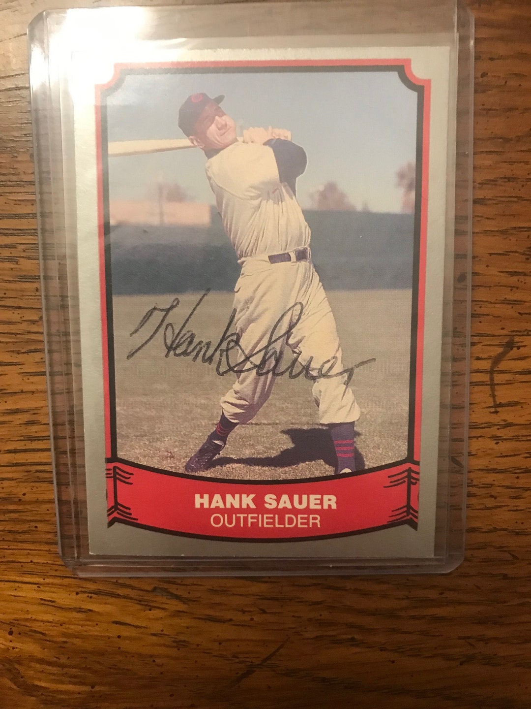 Hank Sauer Autograph 1988 Pacific (as Pictured) (original Issue) (1244 ...
