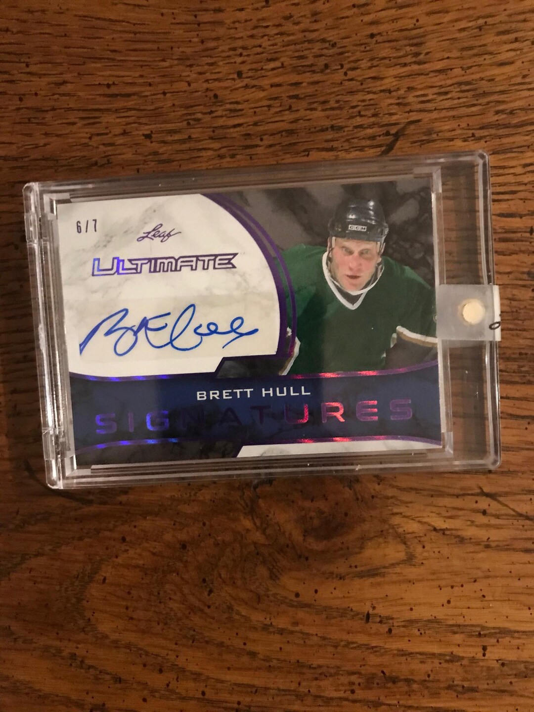 Brett Hull Autograph 6/7 (as Pictured) (original Issue) (4724) - Etsy