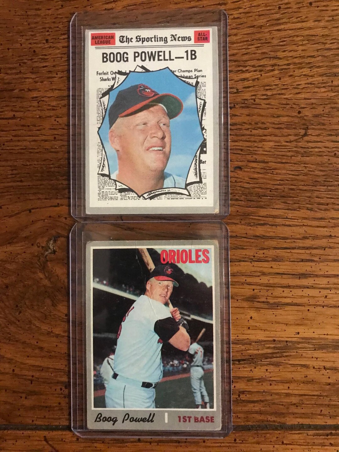 Boog Powell Regular and All Star 1970 Topps Baseball Cards (original ...