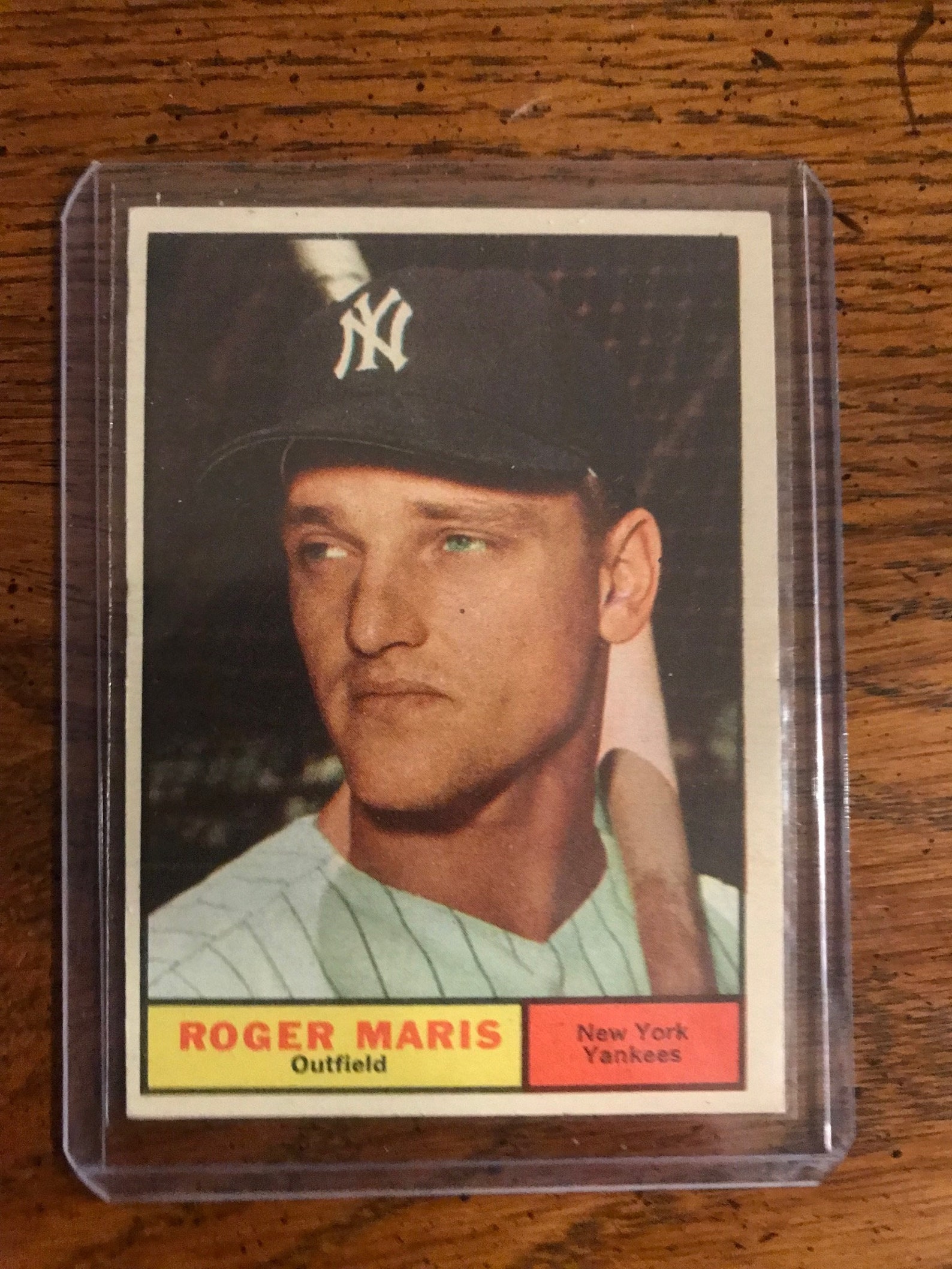 Roger Maris 1961 Topps Baseball Card original Issue as Pictured 1154 - Etsy