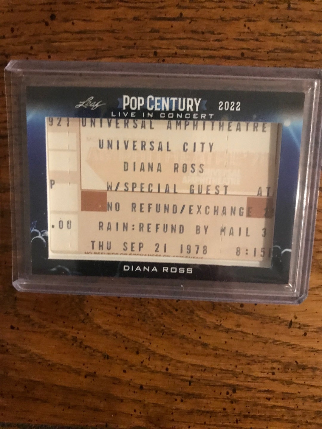 Diana Ross Ticket From 1978 Leaf Pop Century (as Pictured) (2753) - Etsy