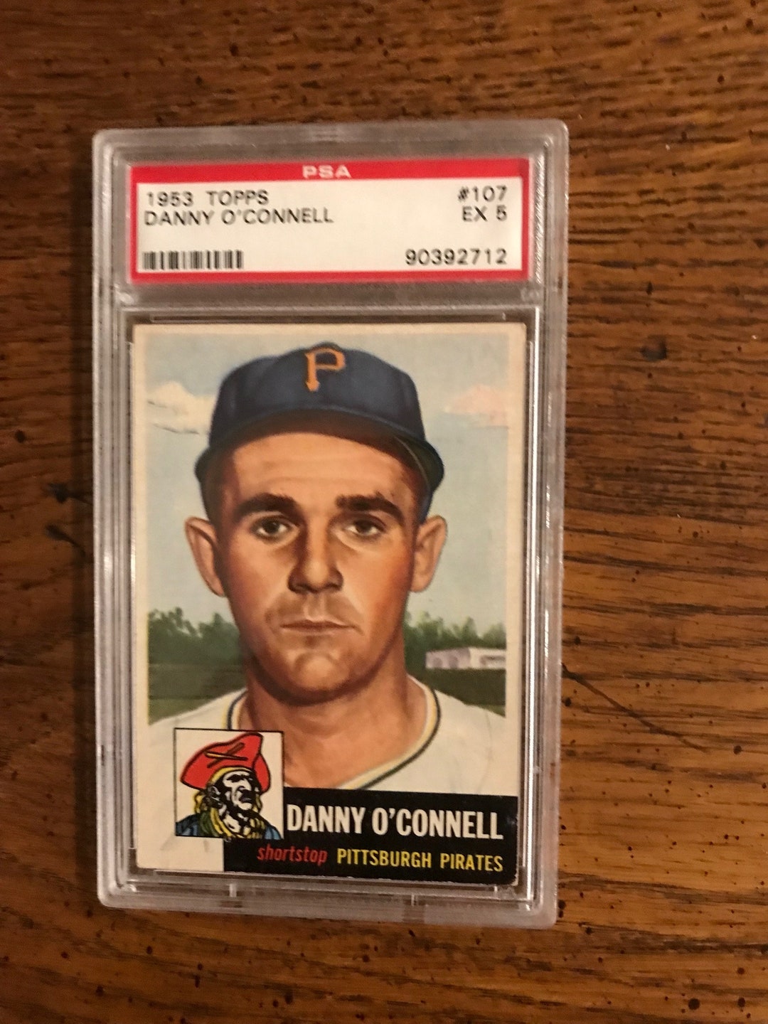 Danny O'connell 1953 Topps PSA 5 original Issue as Pictured 3375 - Etsy