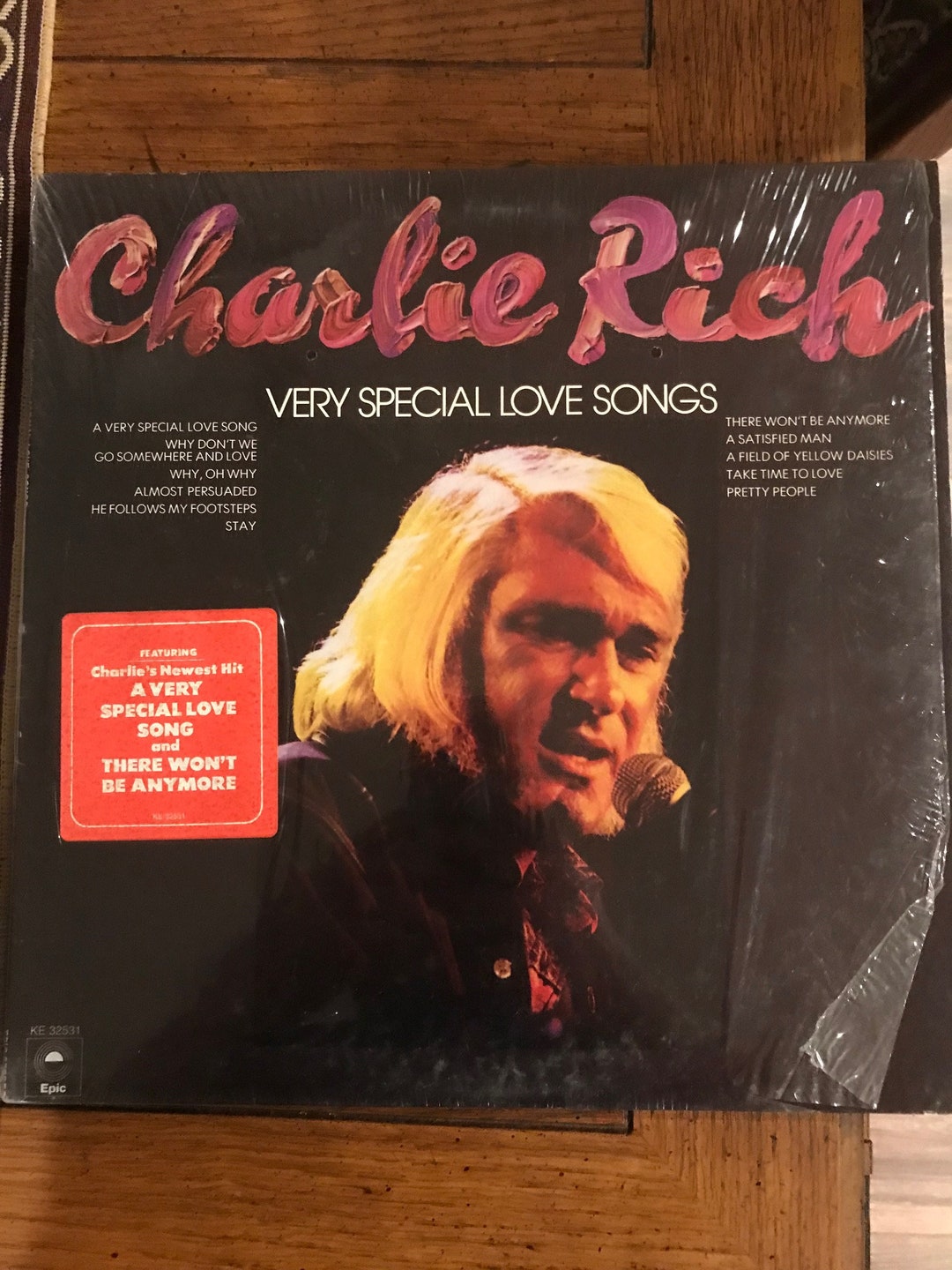 Charlie Rich LP Very Special Love Songs Free Shipping in USA (LP-02) - Etsy