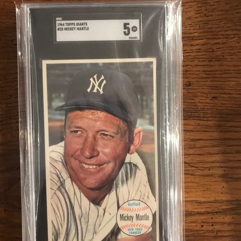Mickey Mantle Baseball Card - Etsy