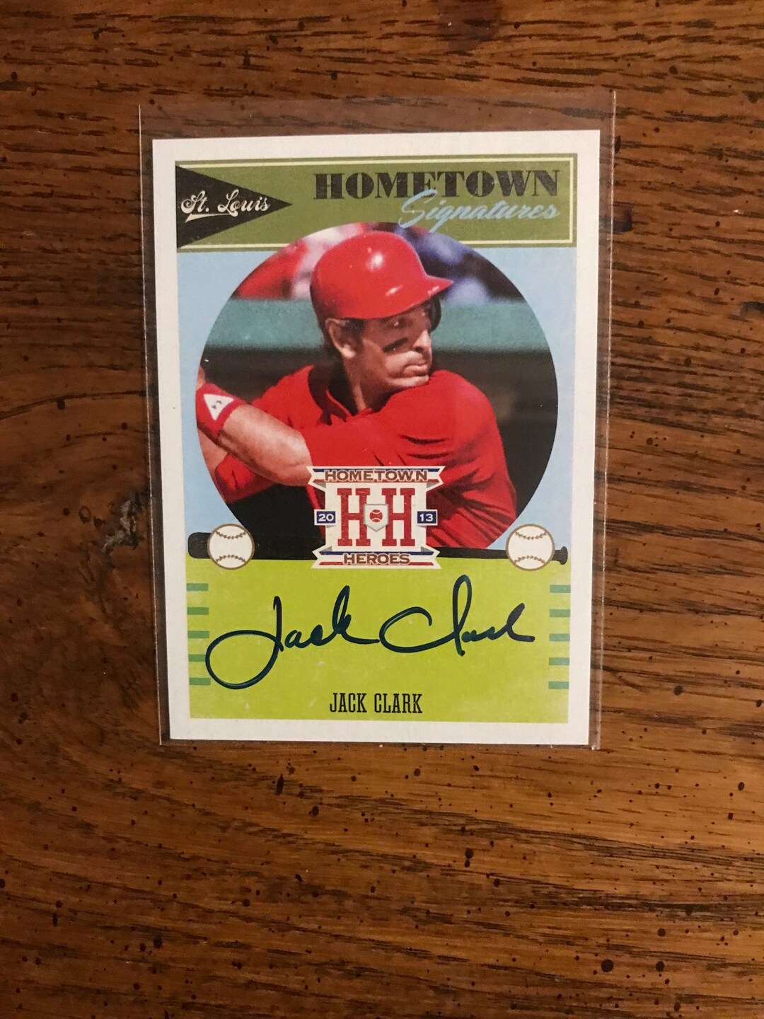 Jack Clark Autograph Panini Home Town Baseball Card (original Issue ...