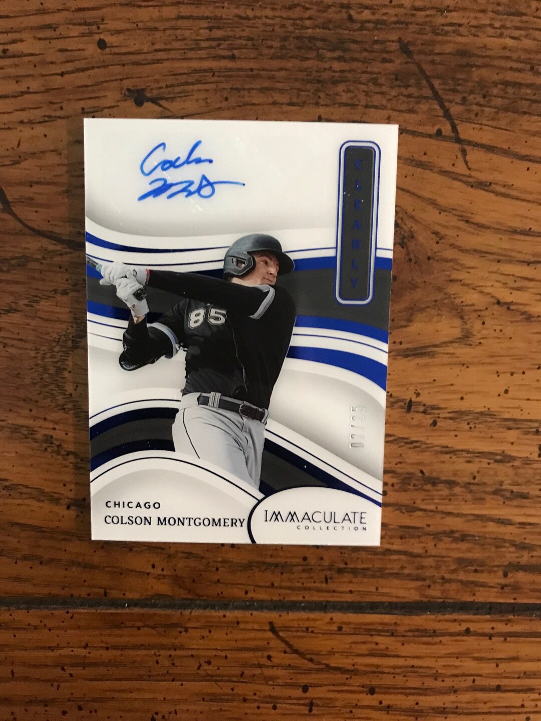 Colson Montgomery 02/25 Panini Immaculate Collection (original Issue ...