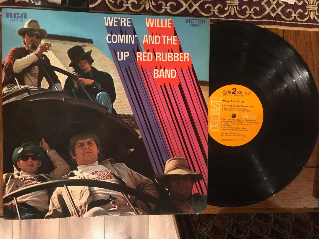 Willie and the Red Rubber Band LP We're Comin' up Free Shipping in USA ...