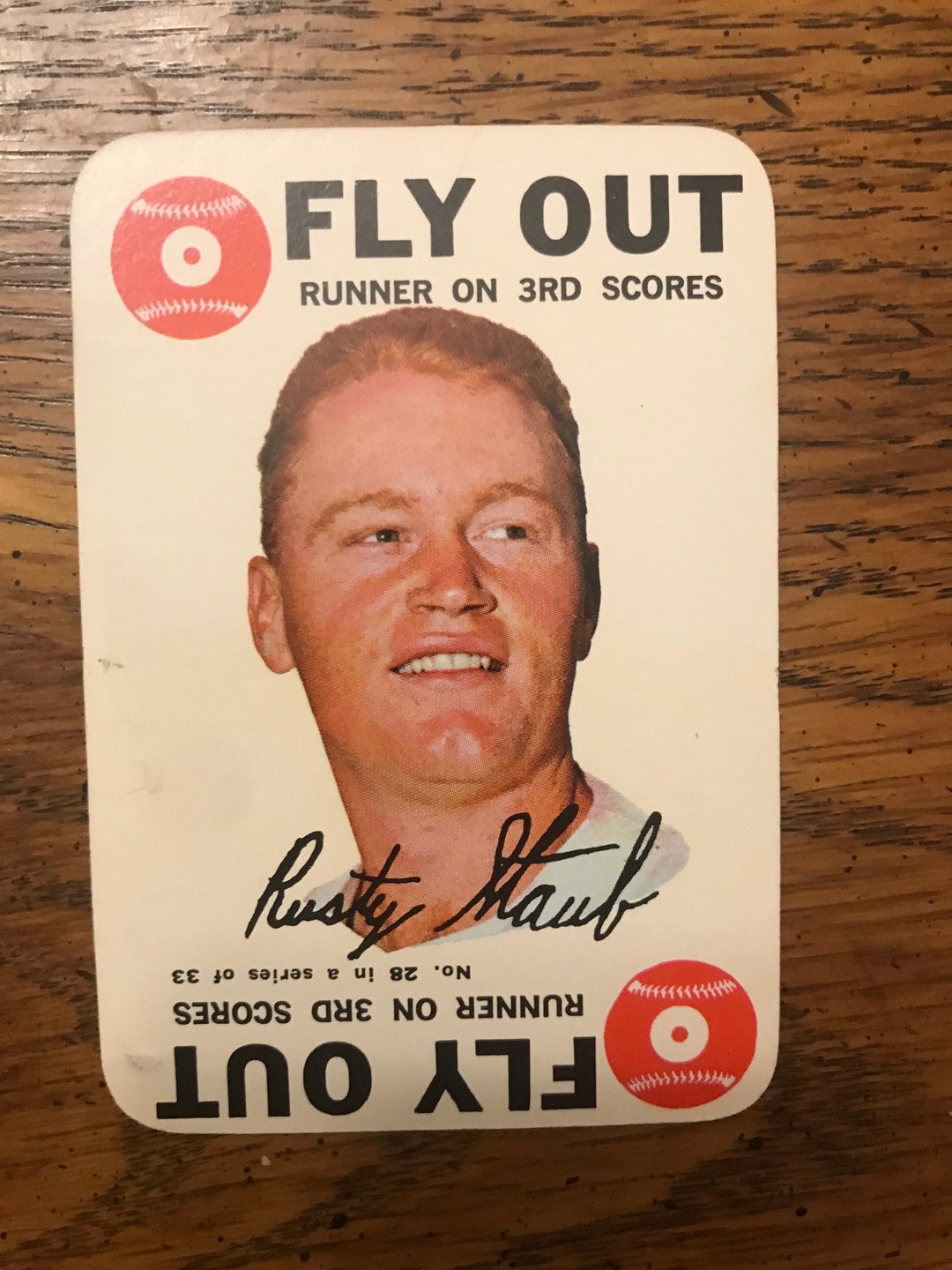 Rusty Staub 1968 Topps Game Card Insert (original Issue) (as Pictured ...