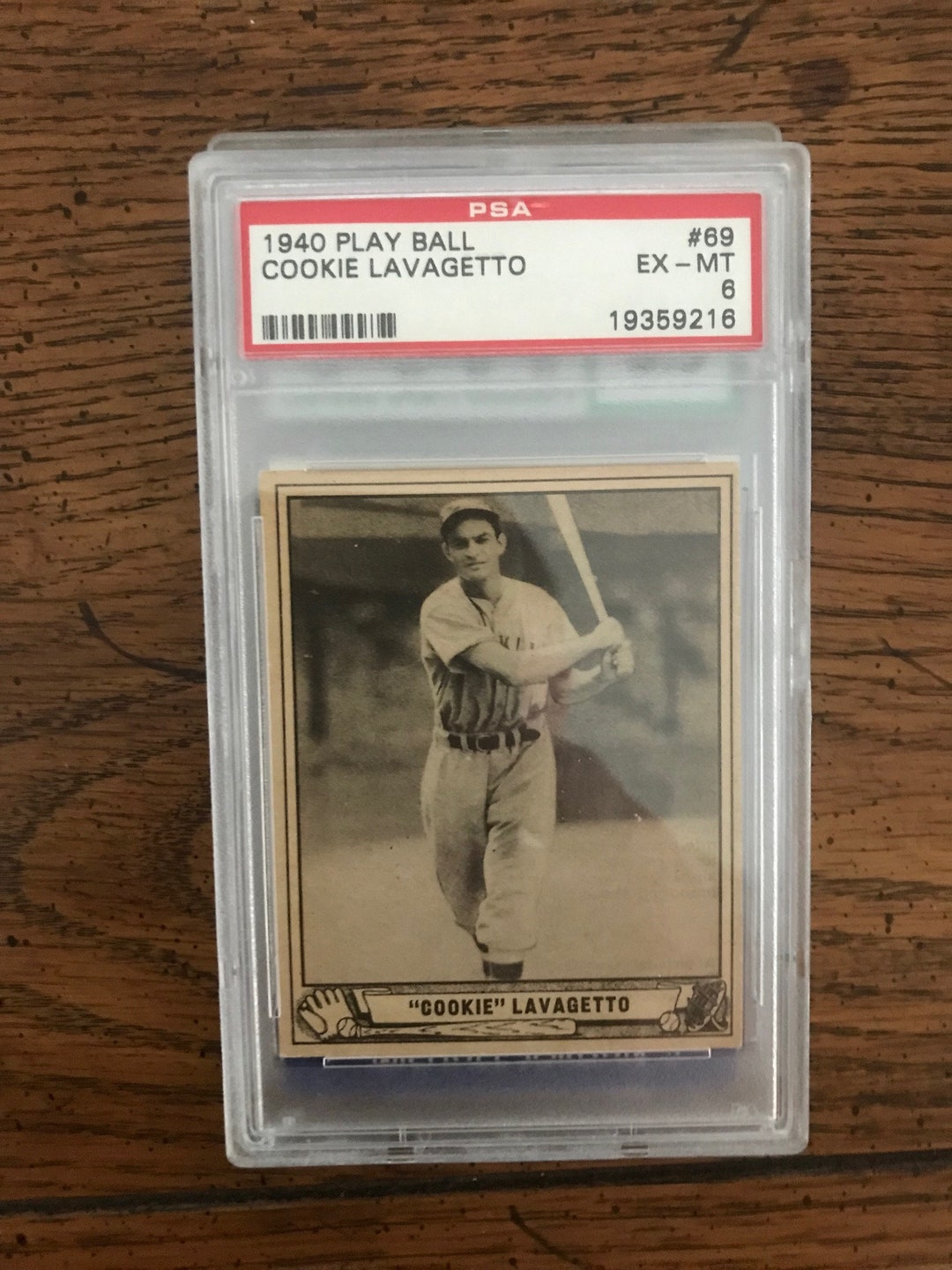 Cookie Lavagetto 1940 Playball Baseball Card. Graded PSA 6 (original ...
