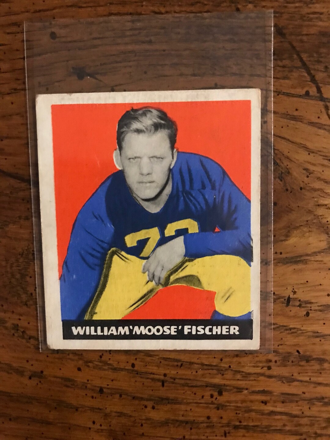 William Moose Fischer 1948 Leaf Gum Football Card (as Pictured ...