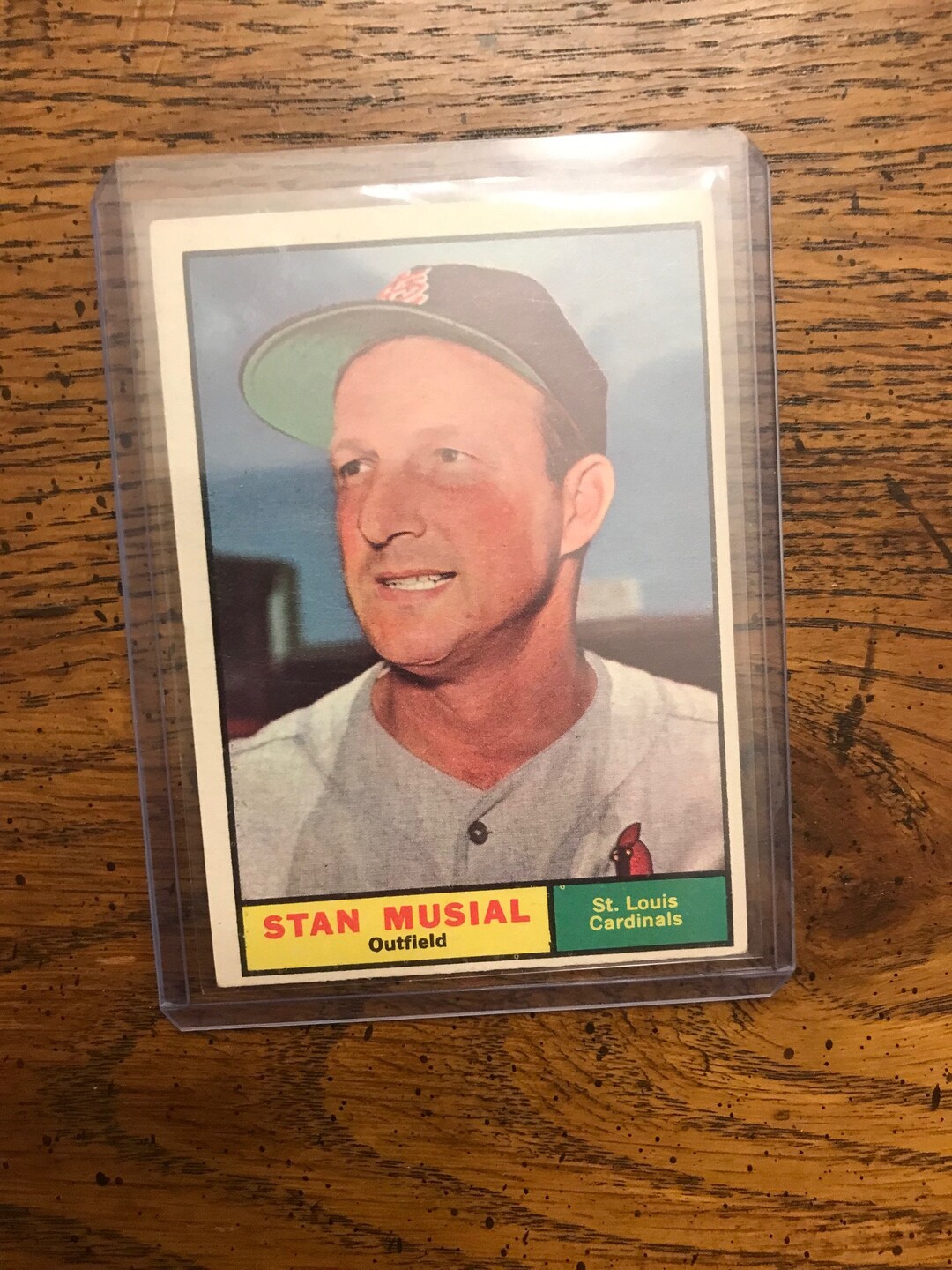 Stan Musial 1961 Topps Baseball Card original Issue as - Etsy