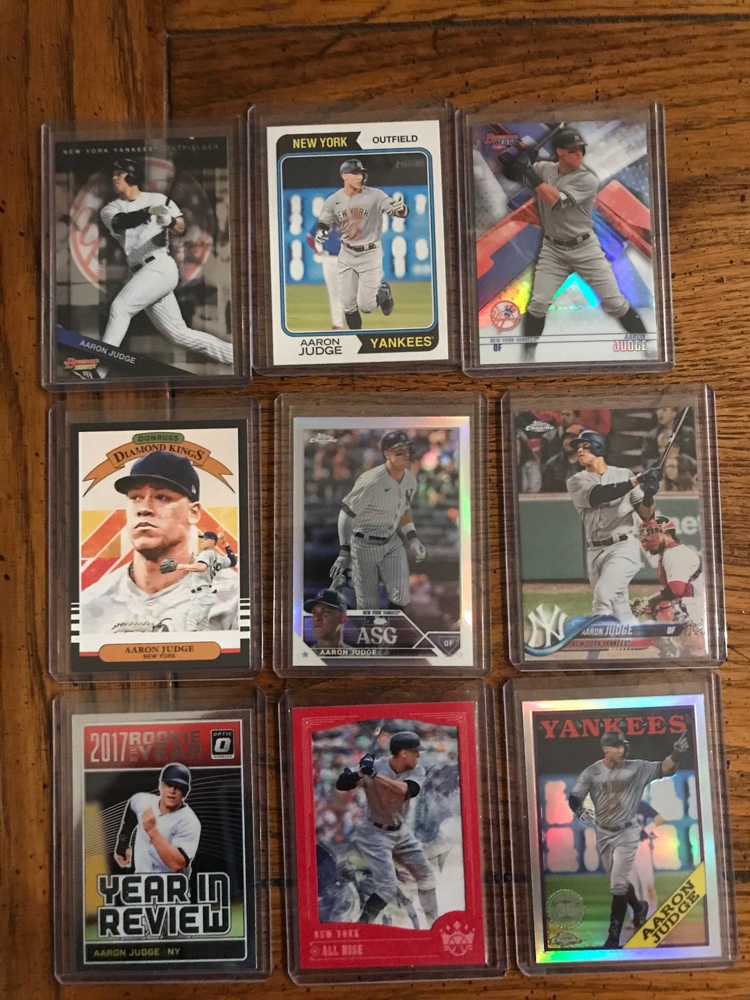 Aaron Judge 9 Different Cards (original Issue) (as Pictured) (3031) - Etsy