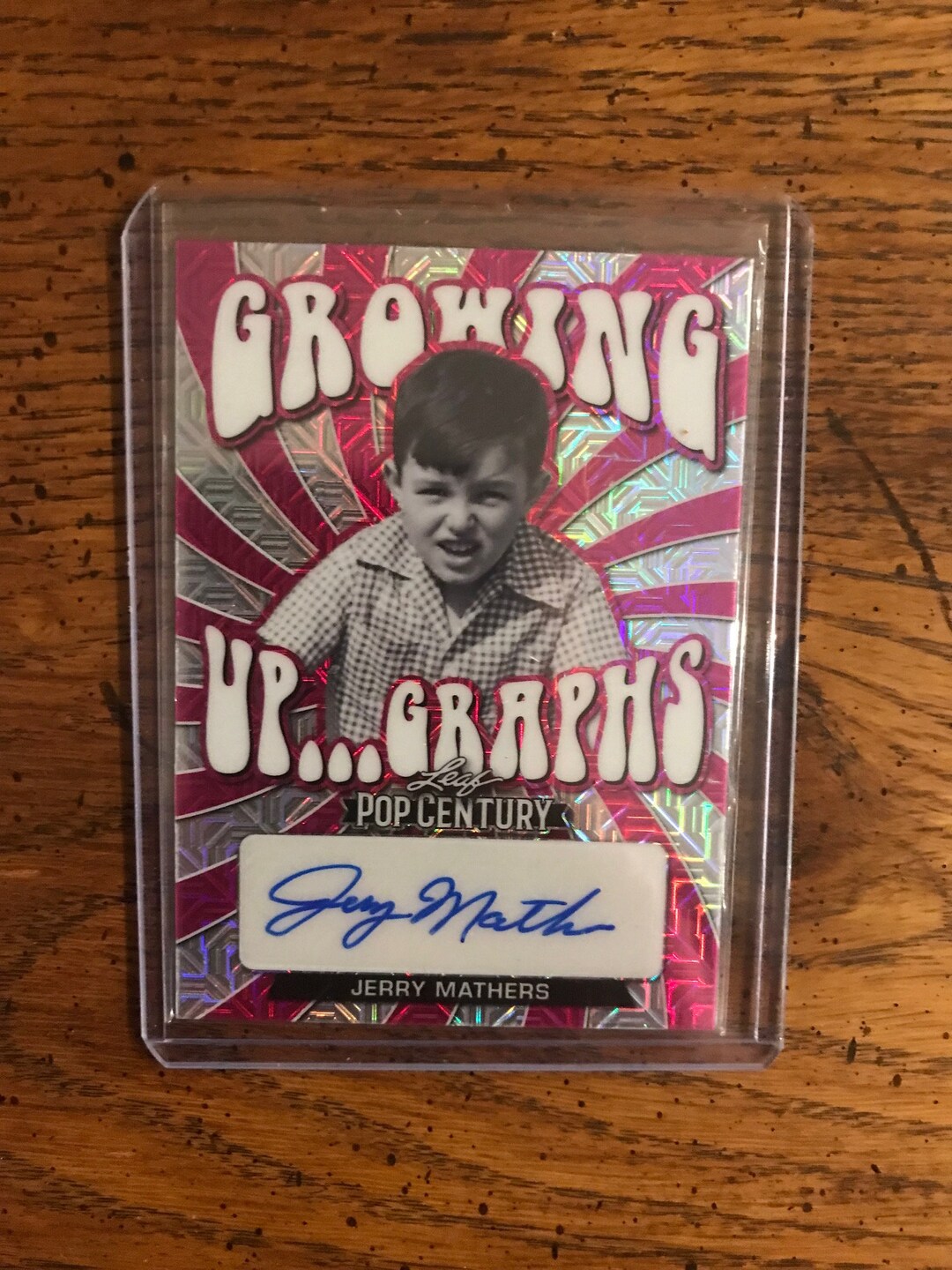 Jerry Mathers Autograph Leaf Pop Century Numbered 1/6 as Pictured 2752 ...