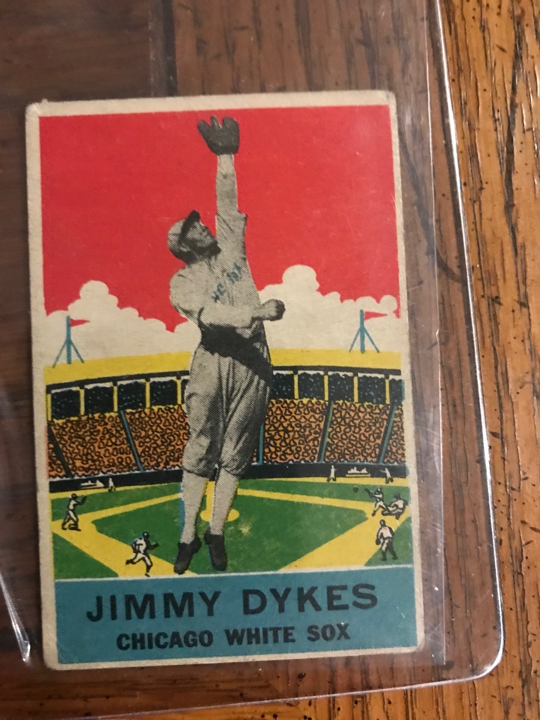 Jimmy Dykes 1933 Delong Baseball Card (as Pictured) (original Issue ...