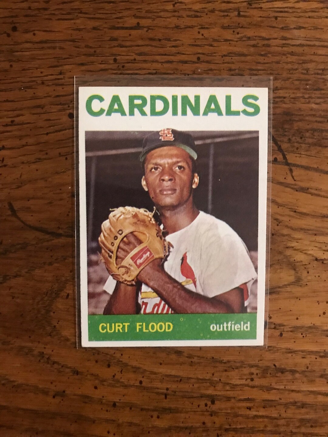 Curt Flood 1964 Topps Baseball Card as Pictured original Issue 02725 - Etsy