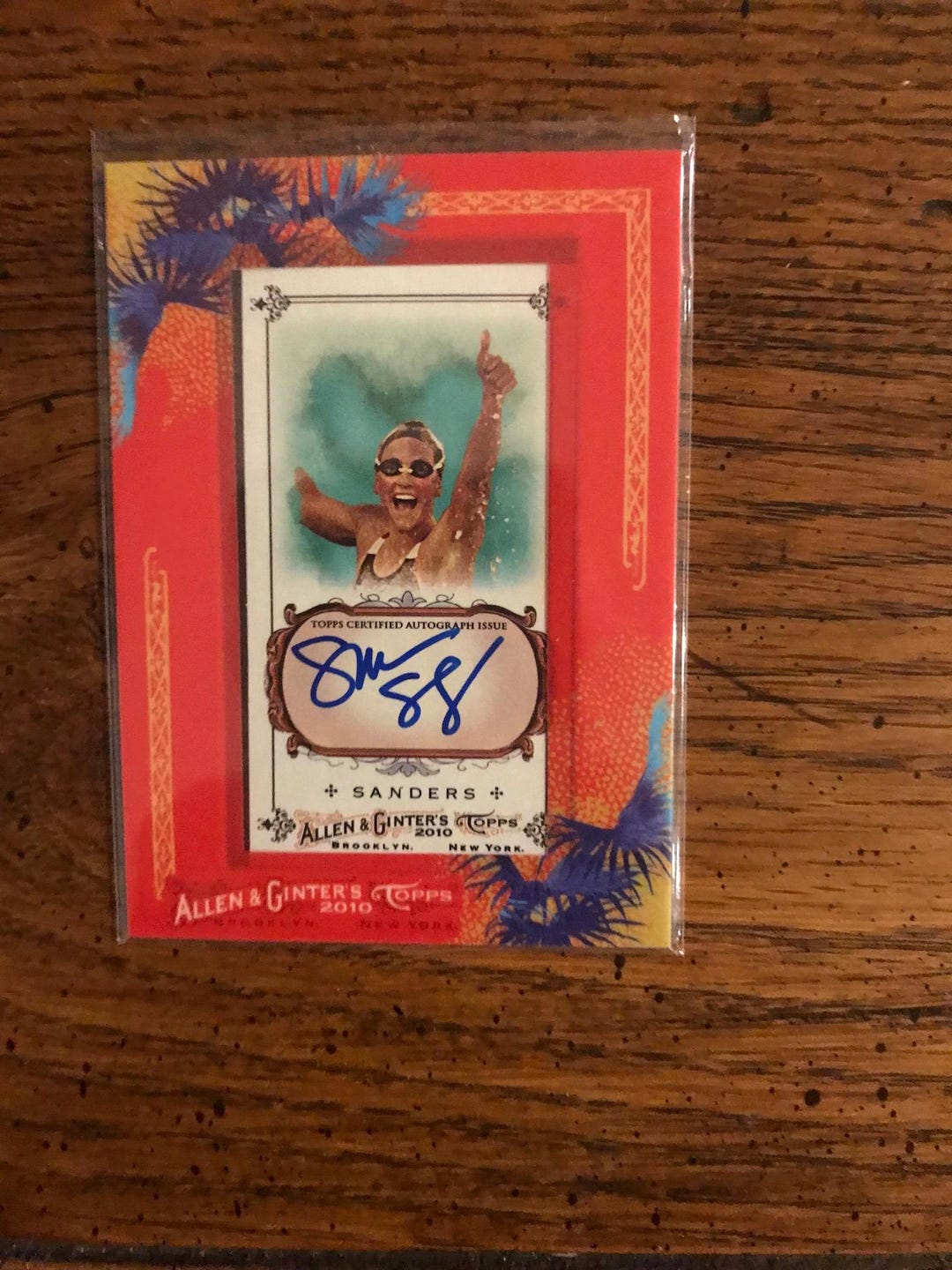 Summer Sanders Autograph (swimmer)allen & Ginter MINI Card (original ...