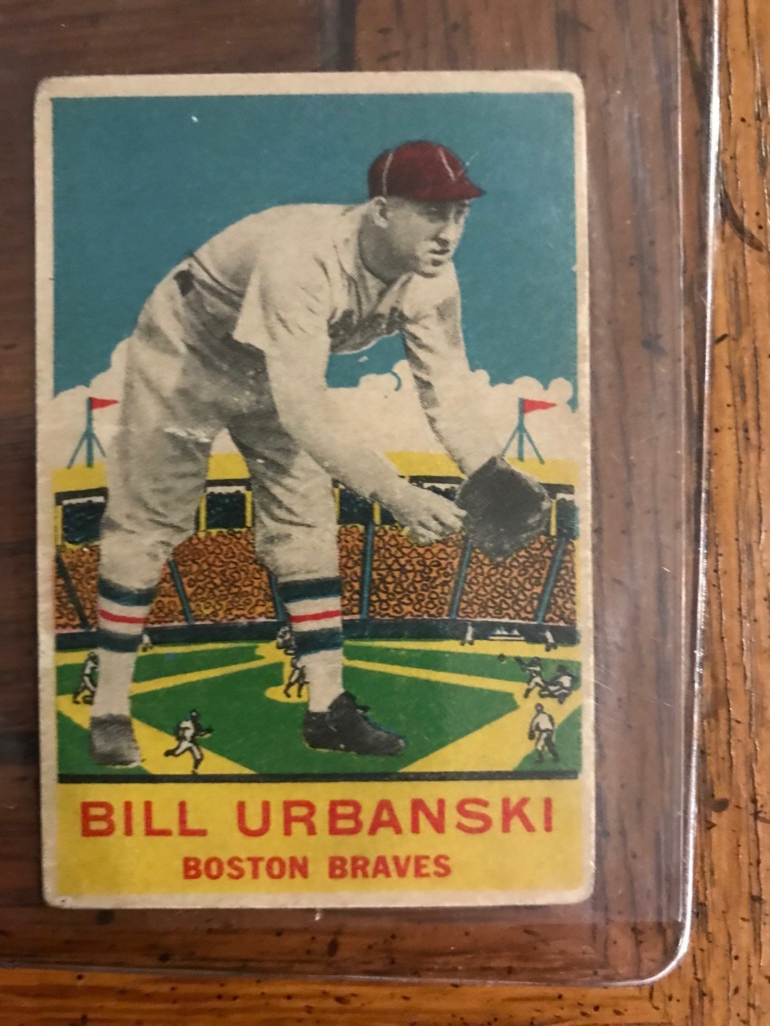Bill Urbanski 1933 Delong Baseball Card (as Pictured) (original Issue ...