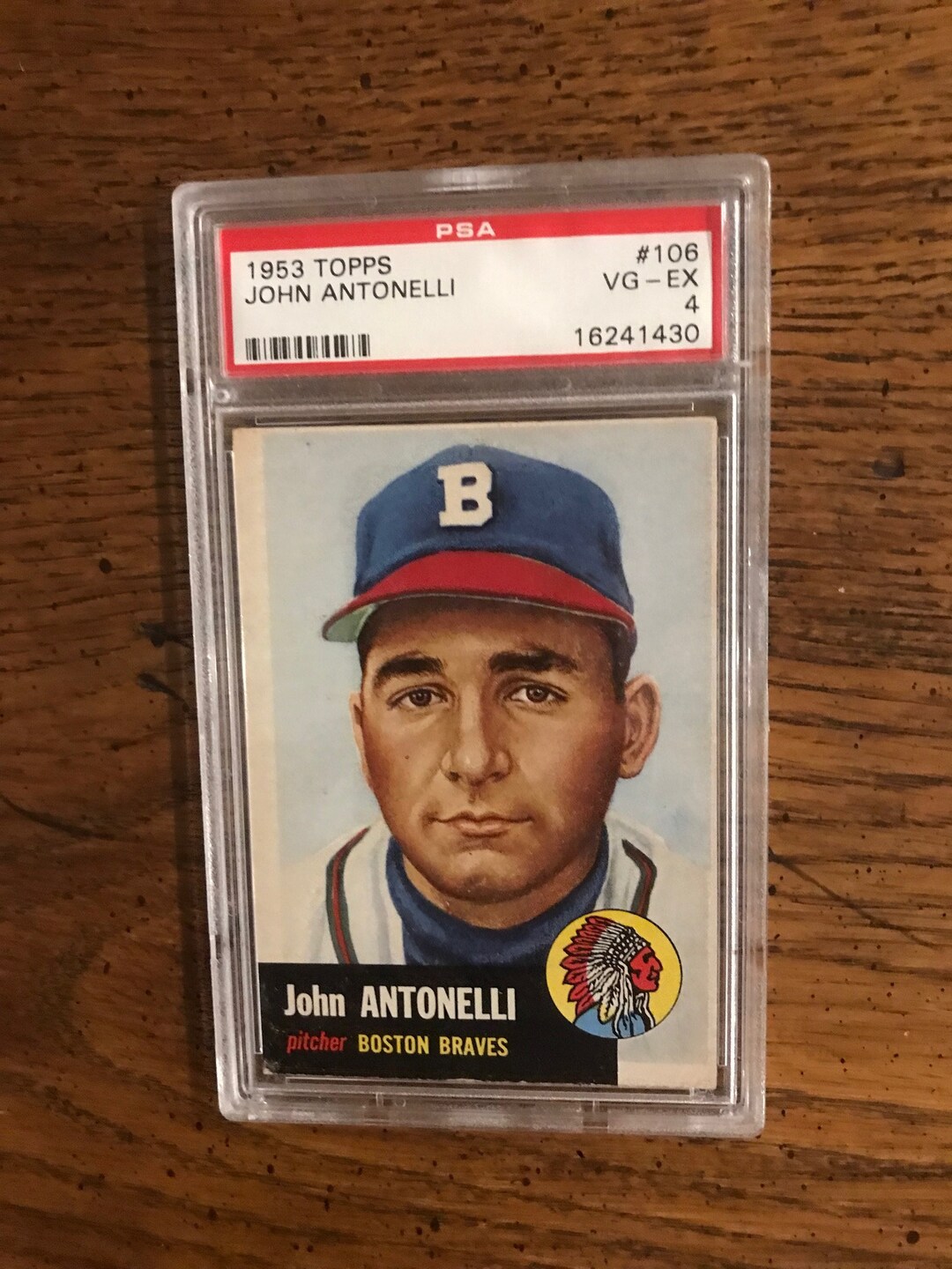 Johnny Antonelli PSA 4 1953 Topps Baseball Card as Pictured original ...