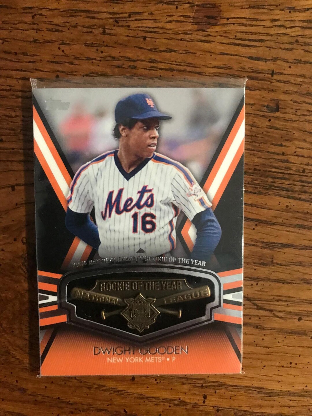 Dwight Gooden Rookie of Year Commemorative Topps Trophy Baseball Card ...