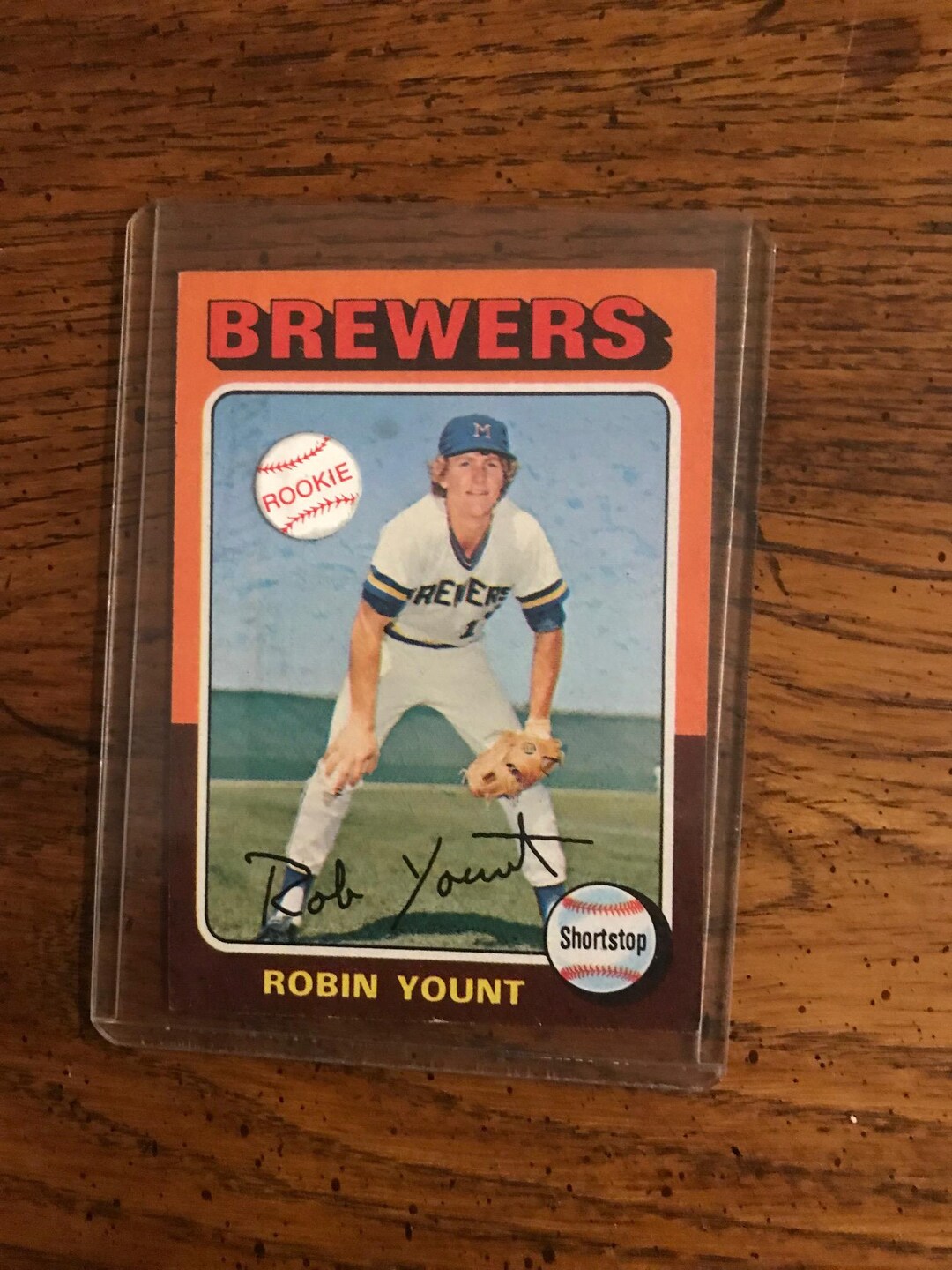 Robin Yount Rookie 1975 Topps Baseball Card as Pictured original Issue ...