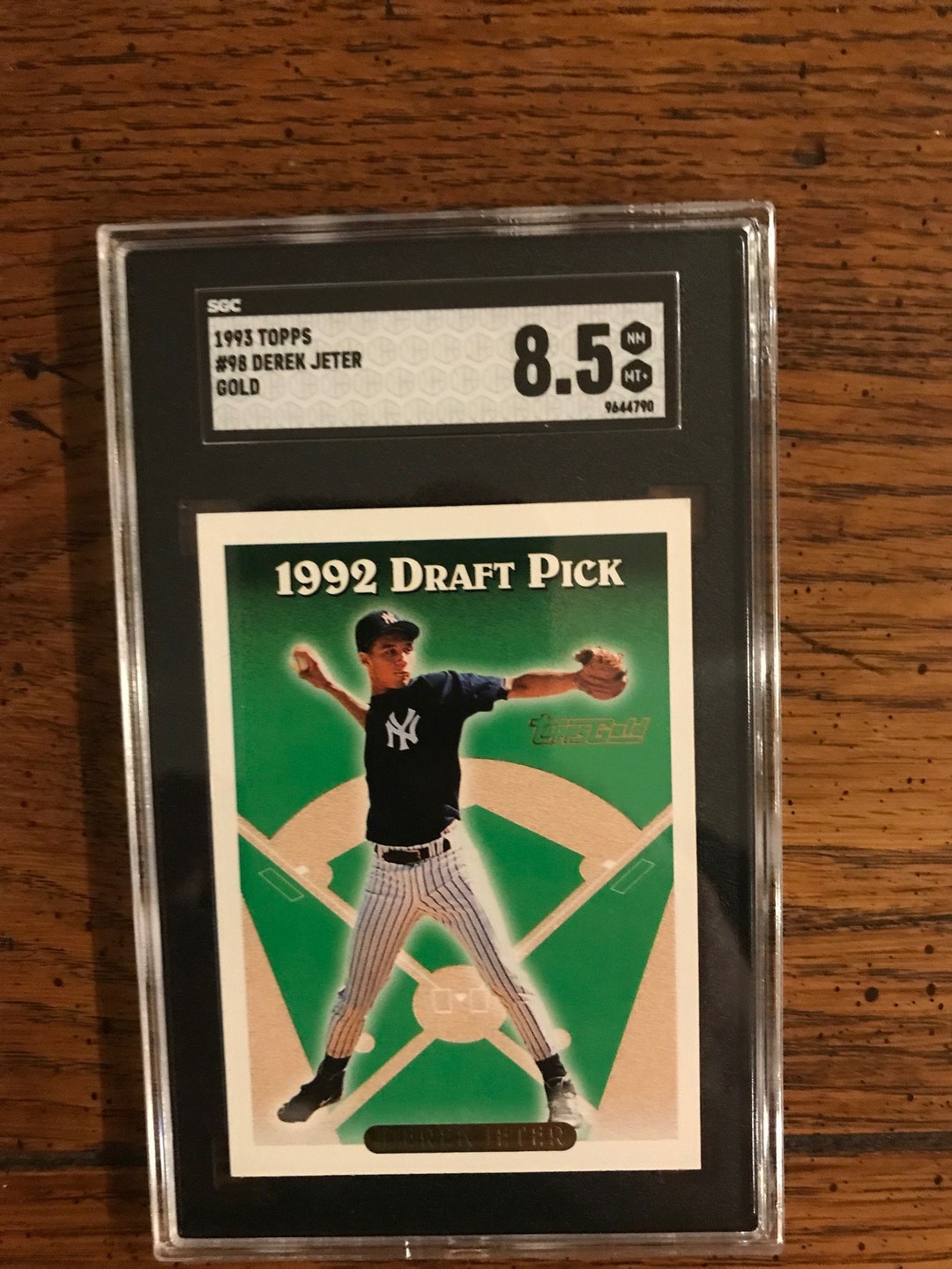 Derek Jeter Gold Card SGC 8.5 1993 Topps Draft Picks (original Issue ...