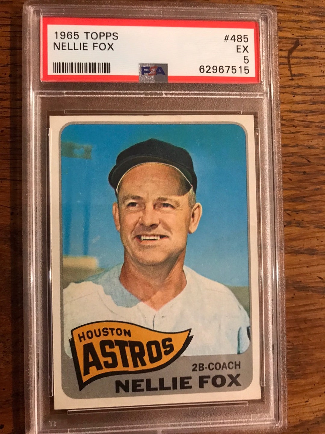 Nellie Foxpsa 5 1965 Topps Baseball Card (as Pictured) (original Issue ...