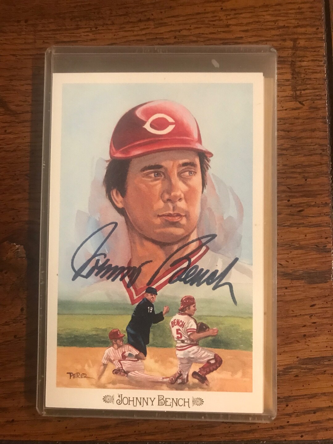 Johnny Bench Autograph 1989 Perez Steele Celebration (original Issue ...