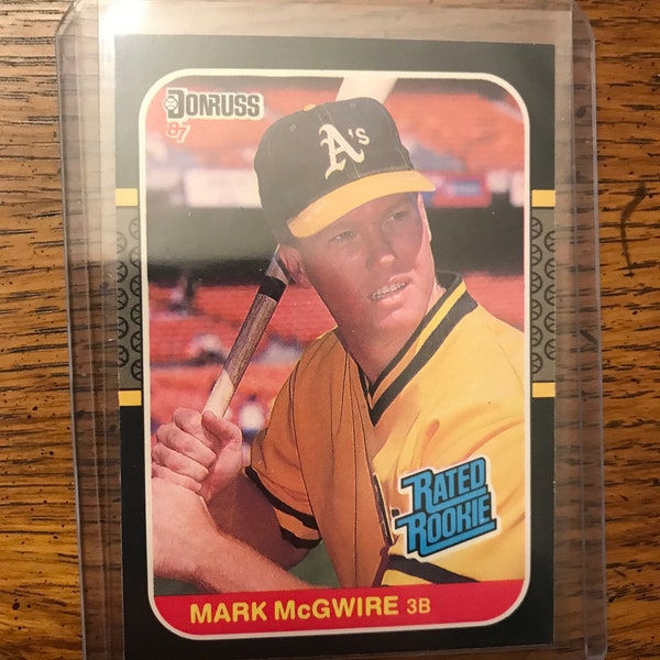 Mark Mcgwire Rookie Card - Etsy