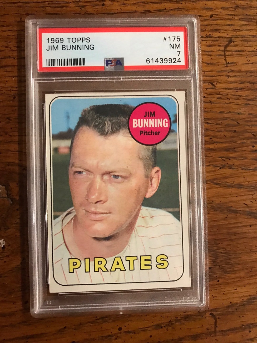 Jim Bunning PSA 7 1969 Topps Baseball Card (as Pictured) (original ...