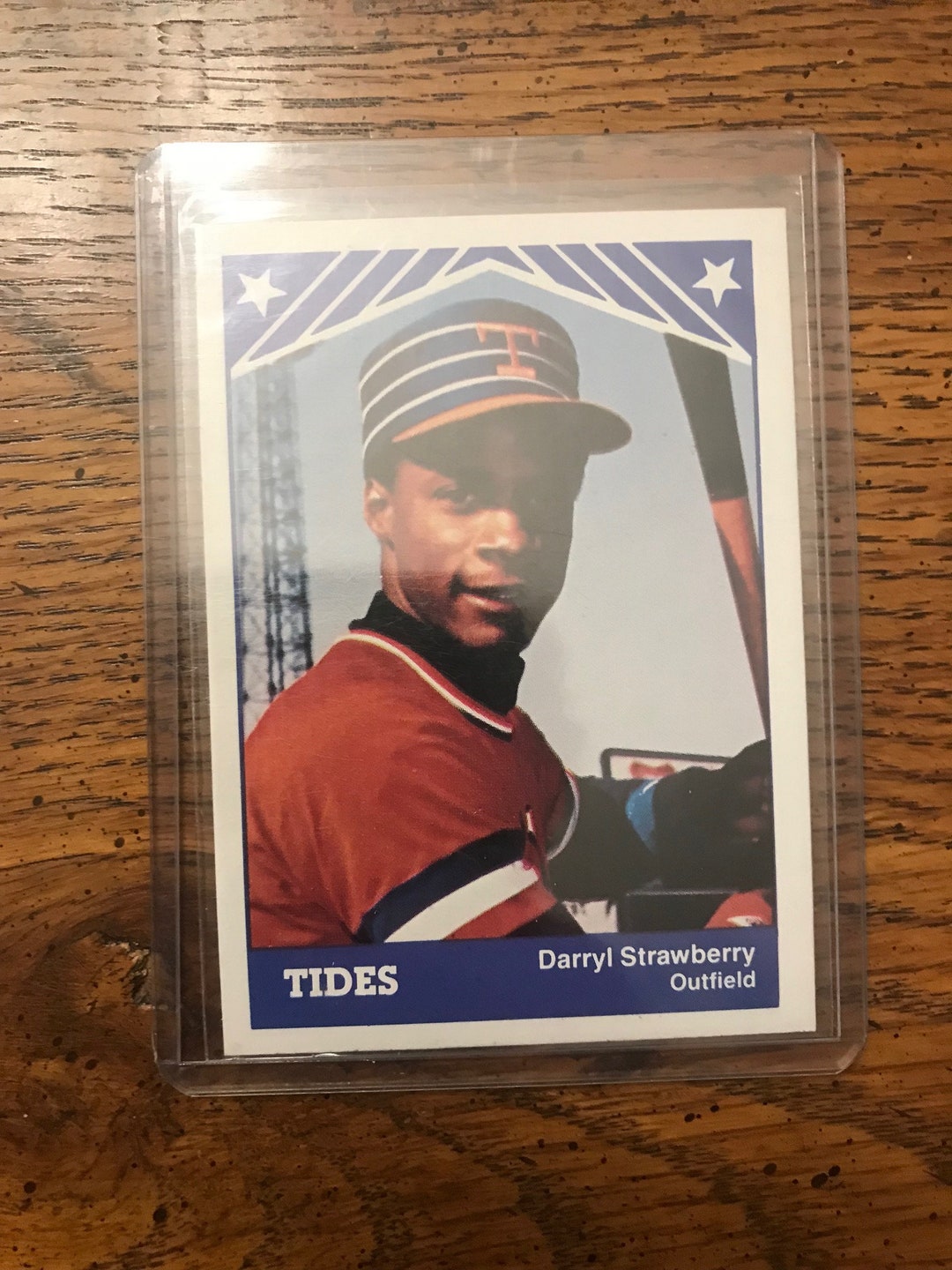 Darryl Strawberry 1983 Minor League Tidewater Tides Baseball Card ...