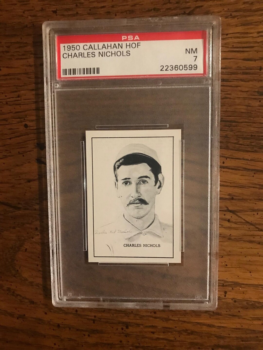 Charles Kid Nichols 1959 Callahan Hall of Fame Baseball Card PSA 7 (as ...