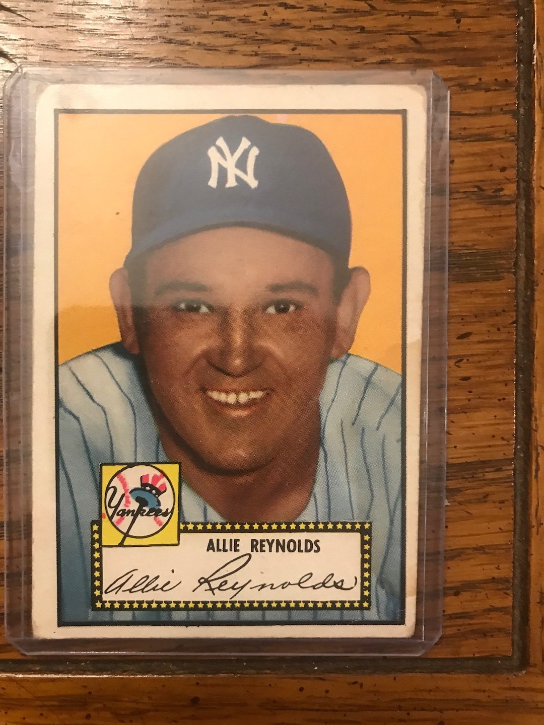 Allie Reynolds 1952 Topps Baseball Card as Pictured - Etsy