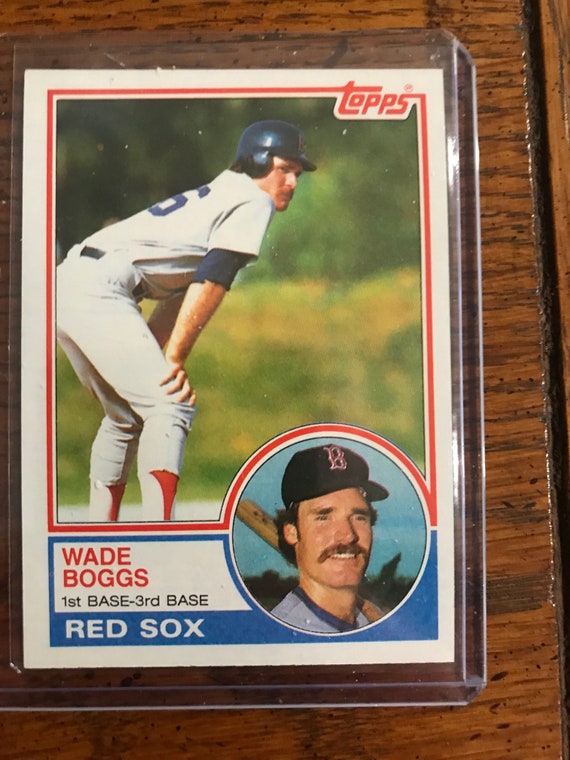 Wade Boggs Red Sox Rookie 1983 Topps Baseball Card as - Etsy